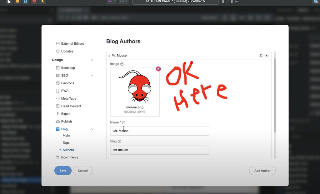 Blog not showing 'Blog Author Image' - Bootstrap Studio Help - Bootstrap Studio Forum