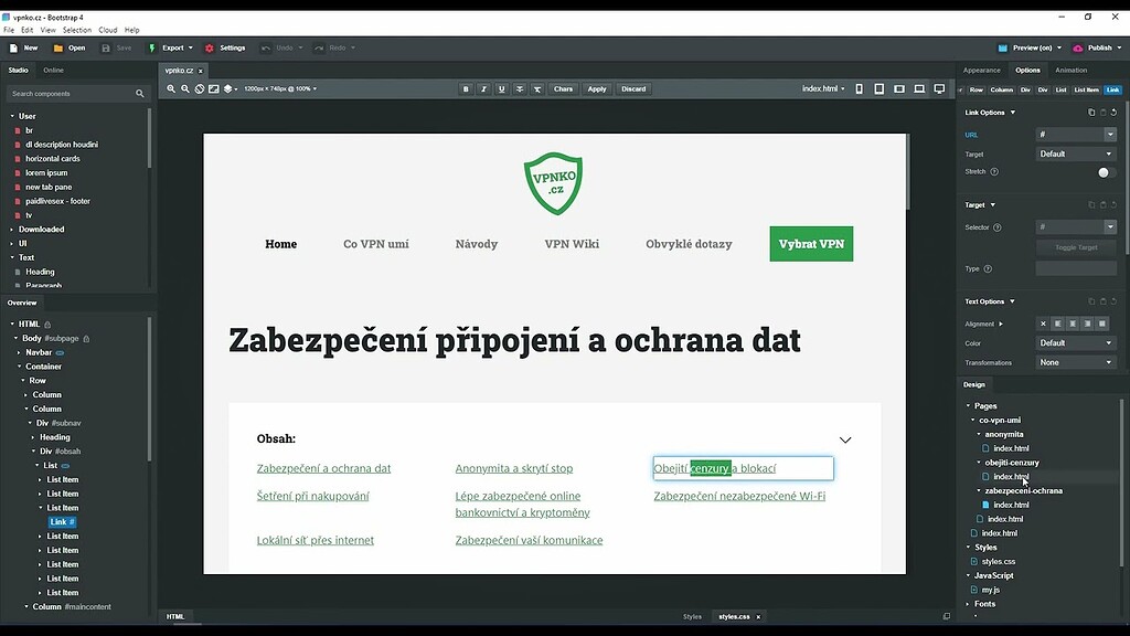 Linked component error - Bootstrap Studio Help - Bootstrap Studio Forum
