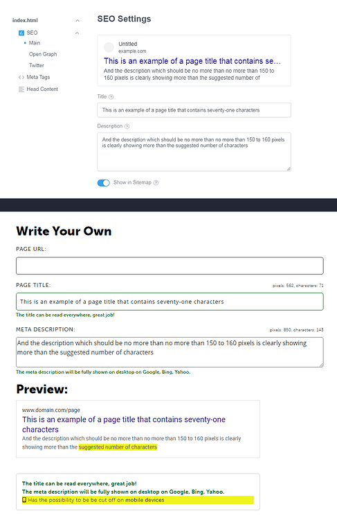 Character Counter(s) possible? - Ideas - Bootstrap Studio Forum