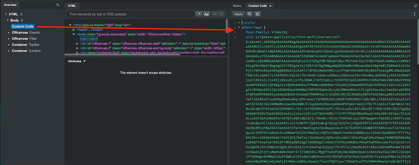 VideoJS missing icons (font issue?) - Bug Reports - Bootstrap Studio Forum