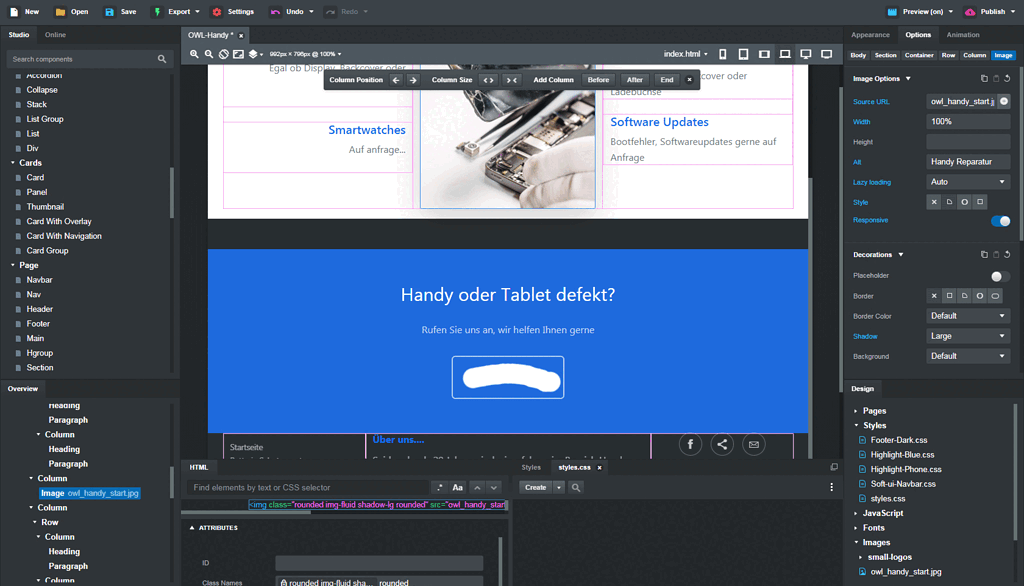 Export site, styles missing (fixed) - Bootstrap Studio Help - Bootstrap ...