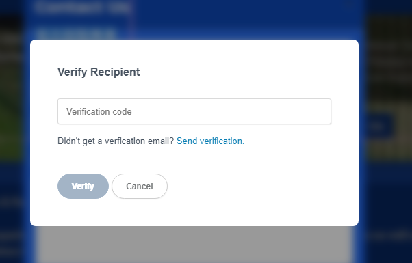 Verify Recipient - Bootstrap Studio Help - Bootstrap Studio Forum